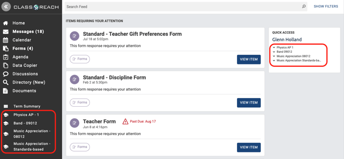 Inputting and Viewing Grades